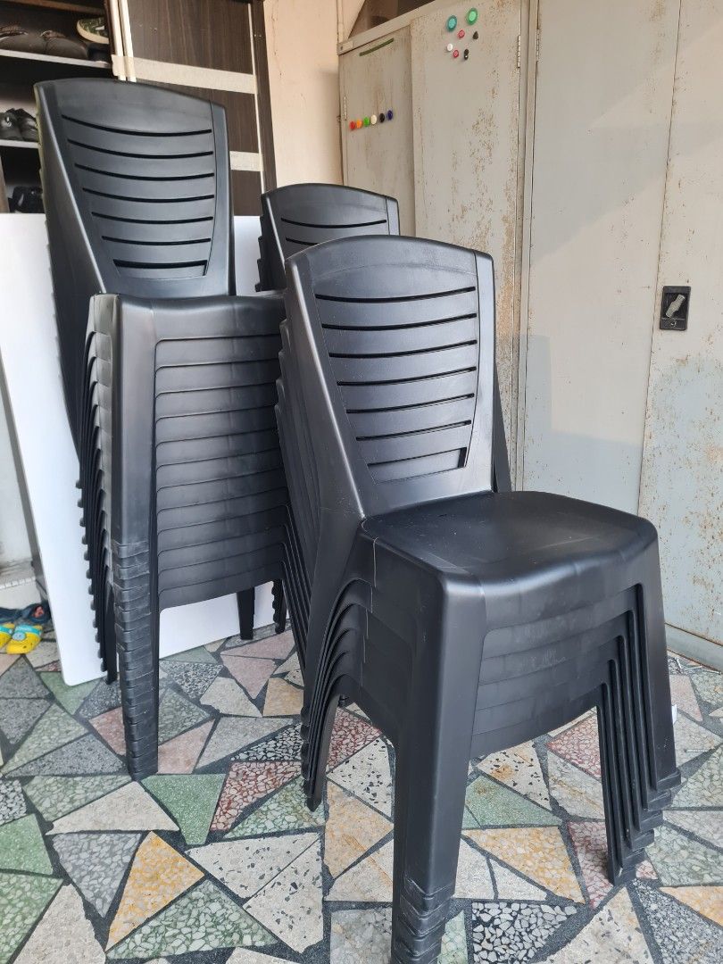 kerusi plastik tebal / Kerusi plastik niaga / hard plastic chair ...