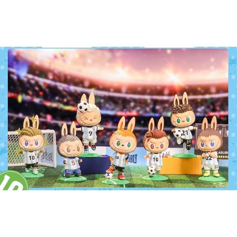 Labubu football popmart, Hobbies & Toys, Toys & Games on Carousell