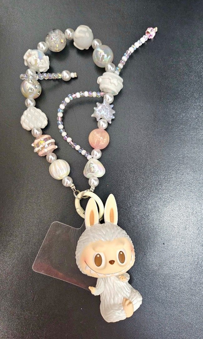 Labubu phone strap, Hobbies & Toys, Stationery & Craft, Handmade Craft ...