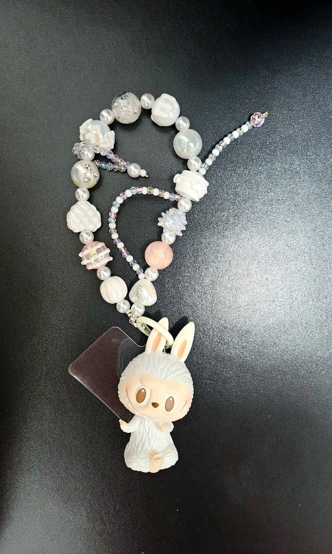 Labubu phone strap, Hobbies & Toys, Stationery & Craft, Handmade Craft ...