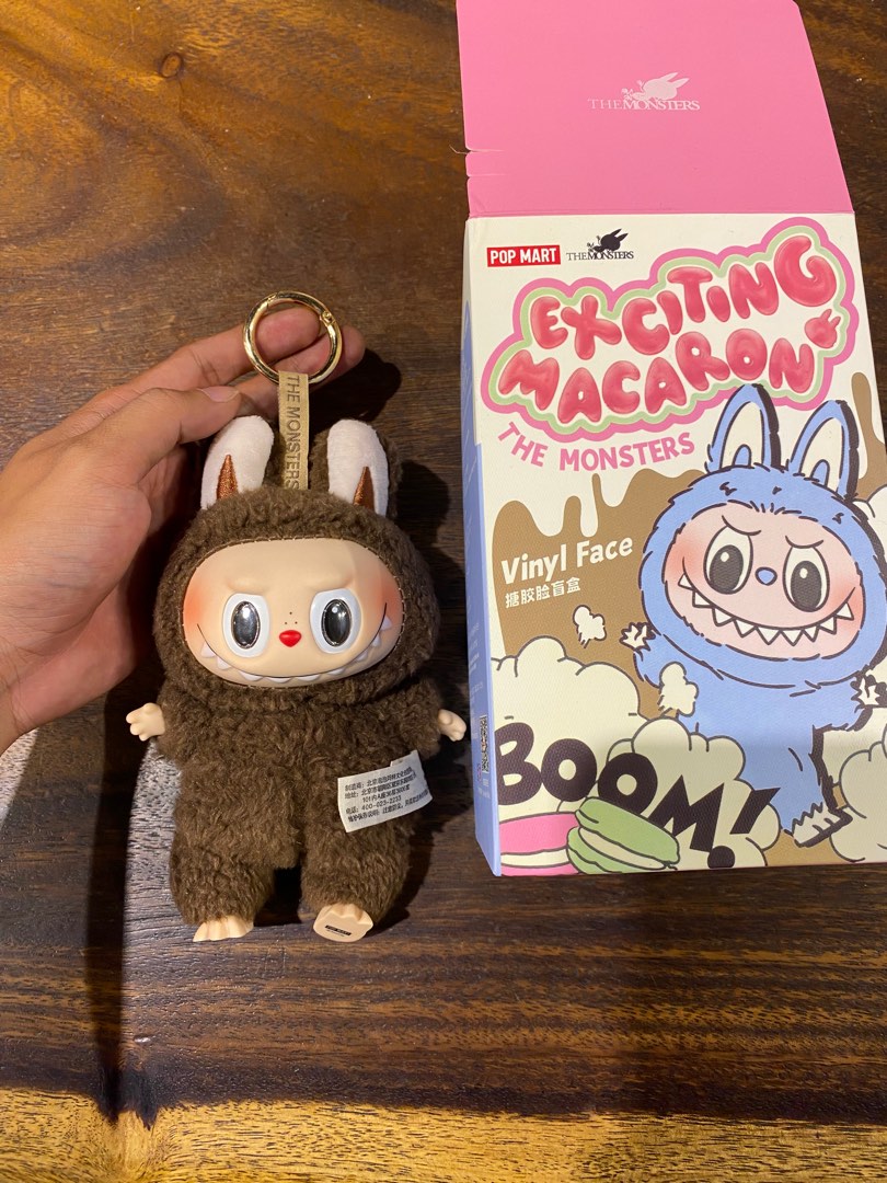 Labubu Popmart Macaron Secret Have a Seat Secret Duo Duo V2, Barang ...