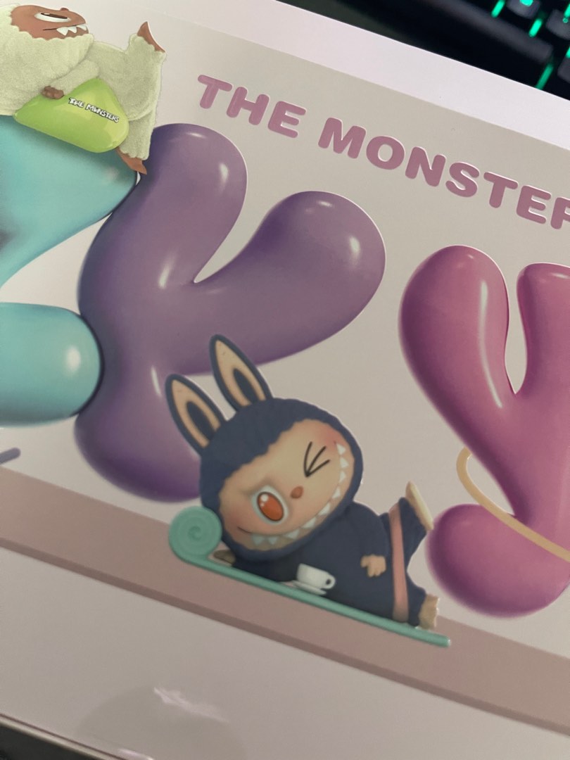 Pop Mart THE MONSTERS Labubu Lazy Yoga Series Show Off Figure, Hobbies ...