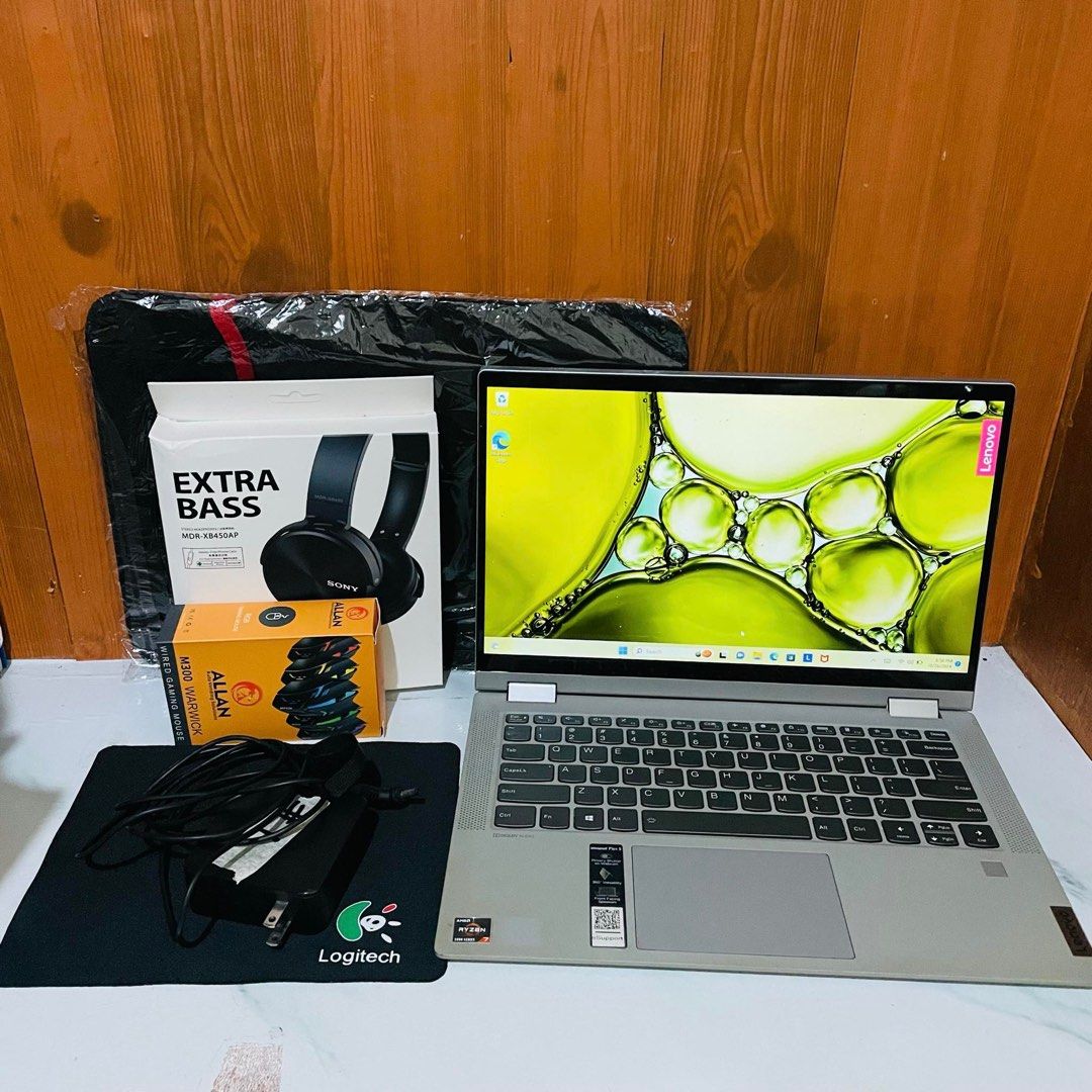 Lenovo flex 5 2in1 touch ryzen 7 5000 series laptop 1080p backlit ...