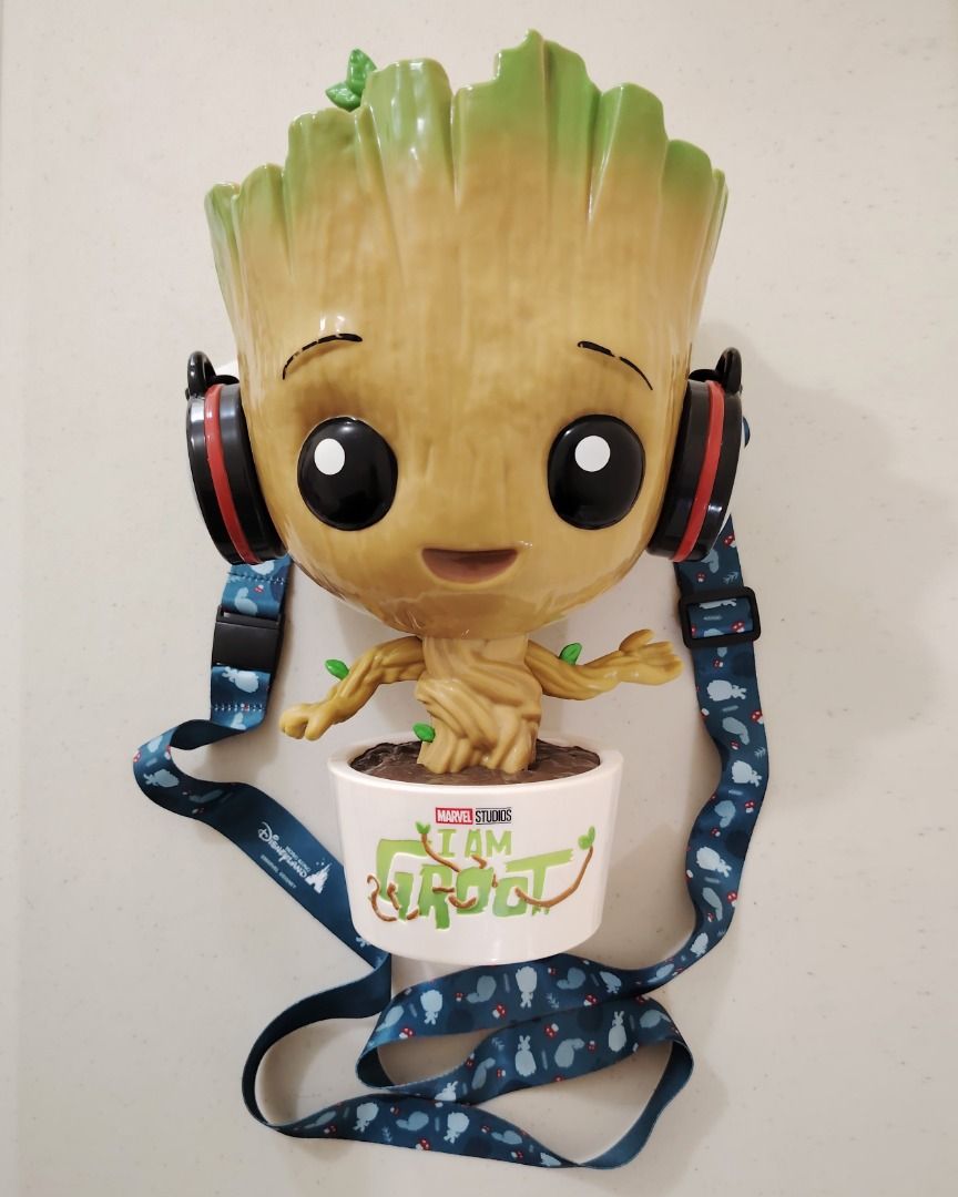 Limited Edition Marvel Groot Popcorn Bucket From Hongkong Disneyland ...