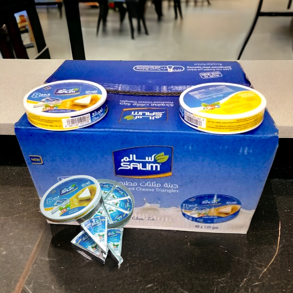 Limited Stock Salim Triangle Cheese One Carton 36 packs(8 Triangles ...