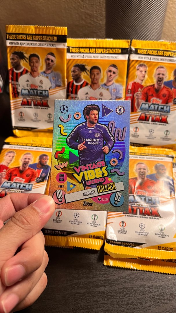 MATCH ATTAX 24/25 VINTAGE CARD, Hobbies & Toys, Toys & Games on Carousell