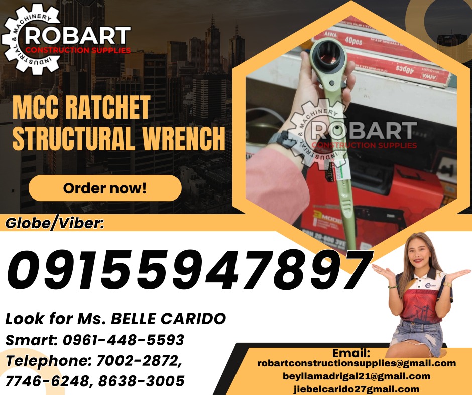 MCC Ratchet Structural Wrench, Commercial & Industrial, Construction ...