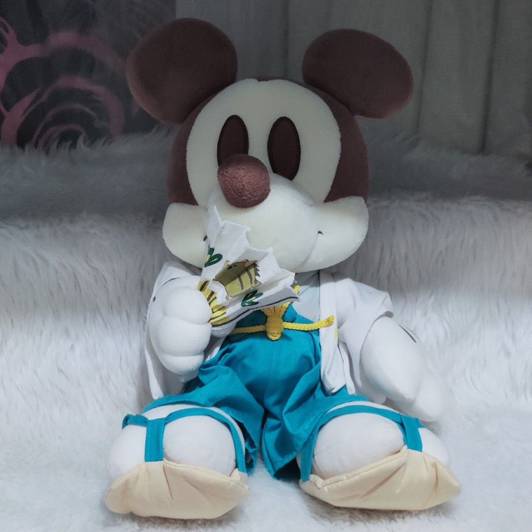Mickey and Minnie Haruki Style Plush Ver.4 Disney Chibies Japan Rare 15 ...