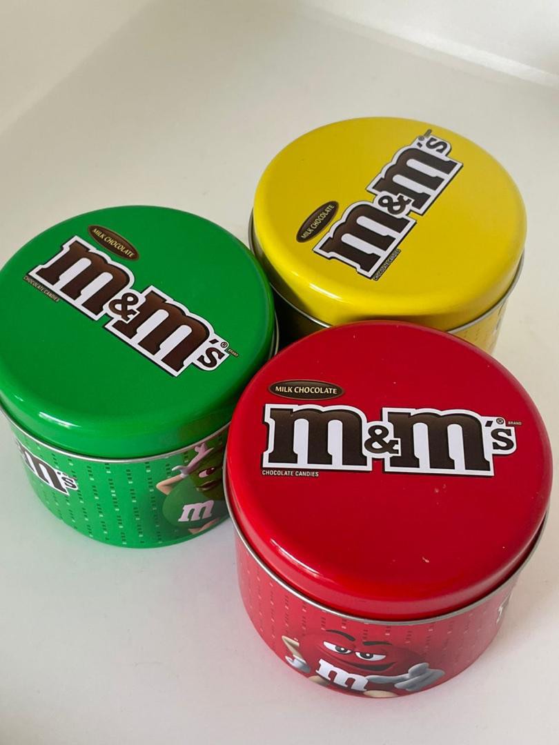 M&Ms Limited Edition Exclusive Logo Tin Collectables, Hobbies & Toys ...