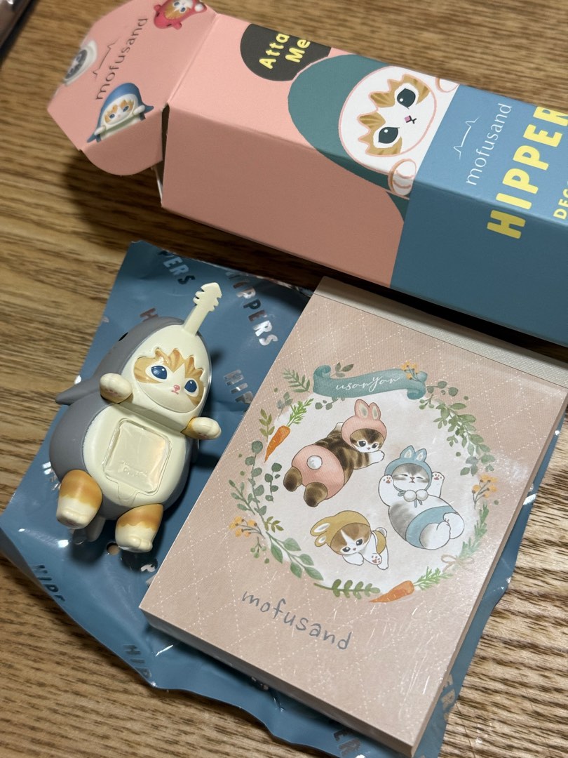 Mofusand hipper & mini pad, Hobbies & Toys, Toys & Games on Carousell