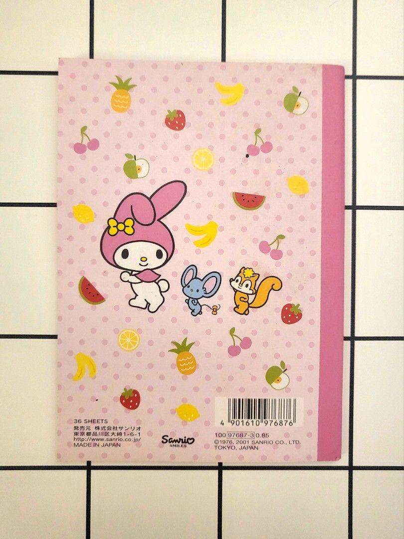 My Melody Notebook 2, Hobbies & Toys, Stationary & Craft, Other ...