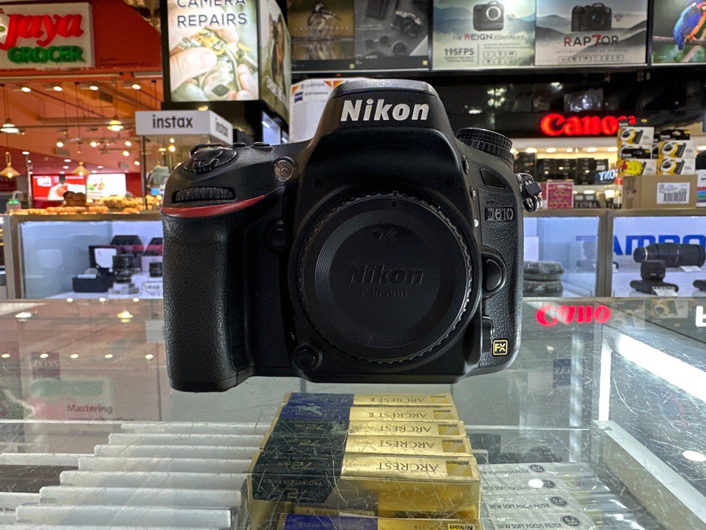 Nikon D610 Body (SC:25k), Photography, Cameras on Carousell