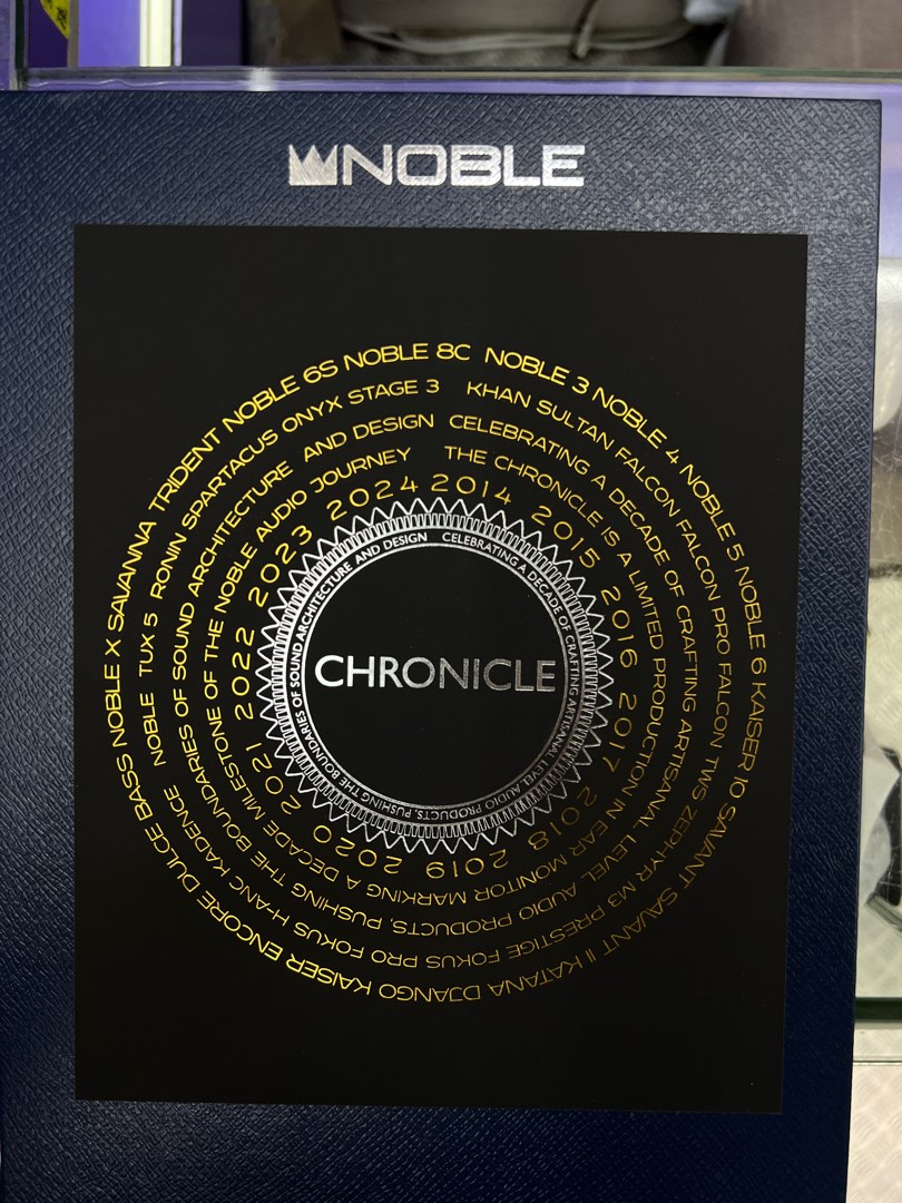 Noble Chronicle, 音響器材, 耳機 - Carousell