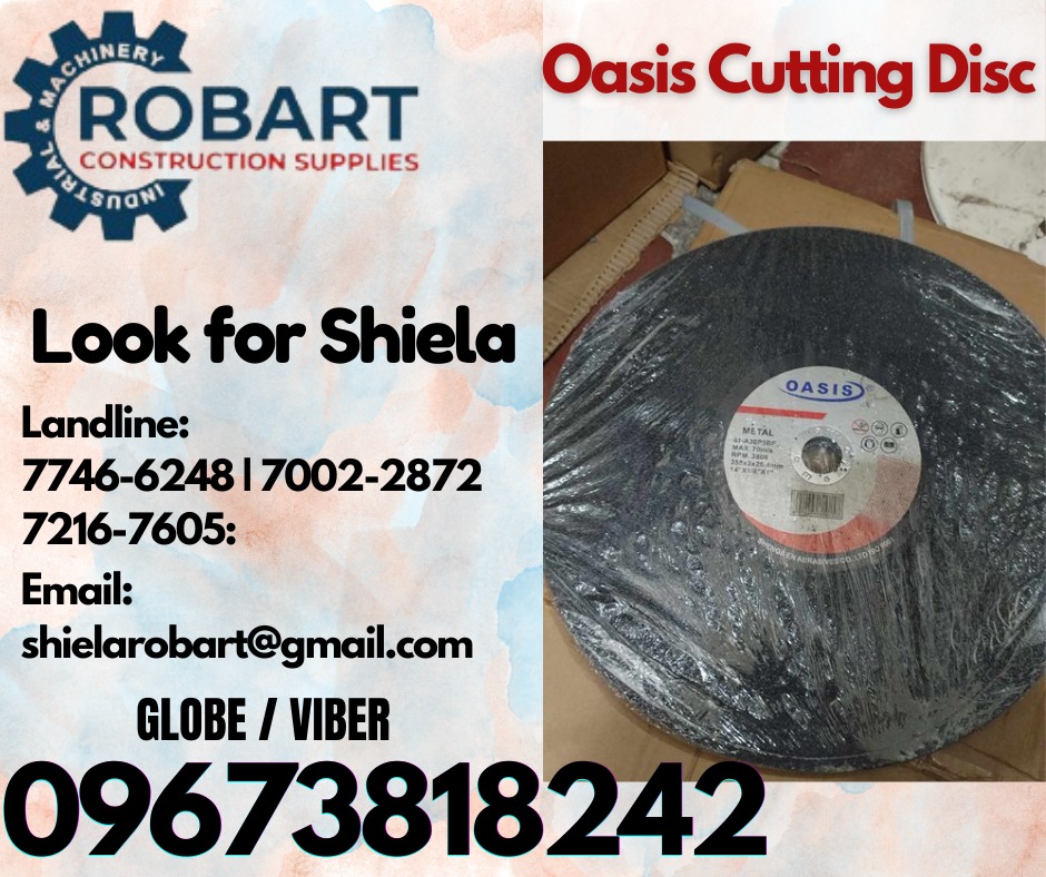 Oasis Cutting Disc, Commercial & Industrial, Construction Tools ...