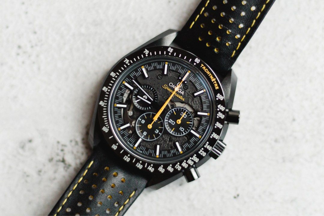Discontinued Rare!! Omega Speedmaster Apollo 8 Dark Side of the Moon ...