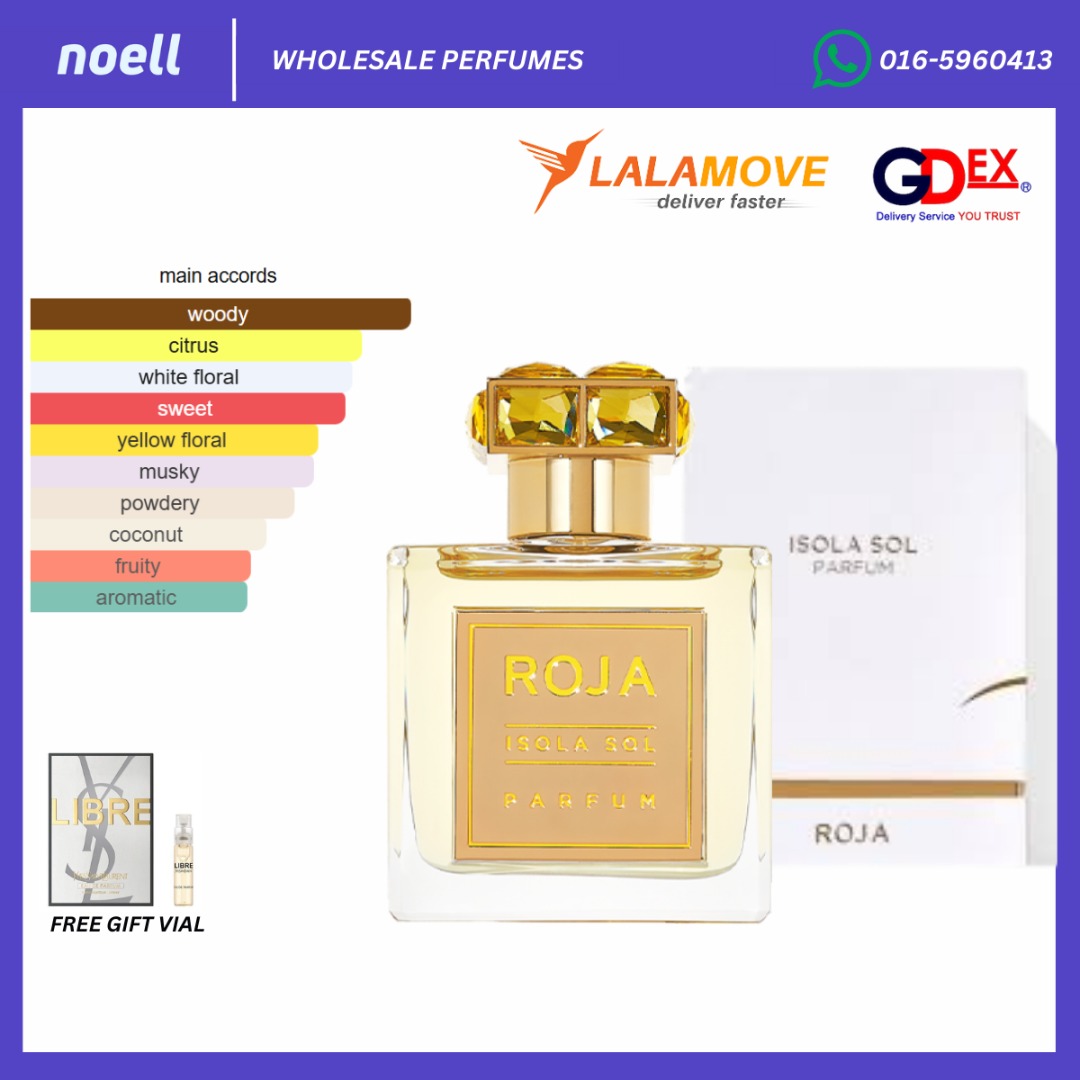 [ORIGINAL] AUTHENTIC READY STOCK ROJA ISOLA SOL PARFUM 50ML PERFUME FOR ...