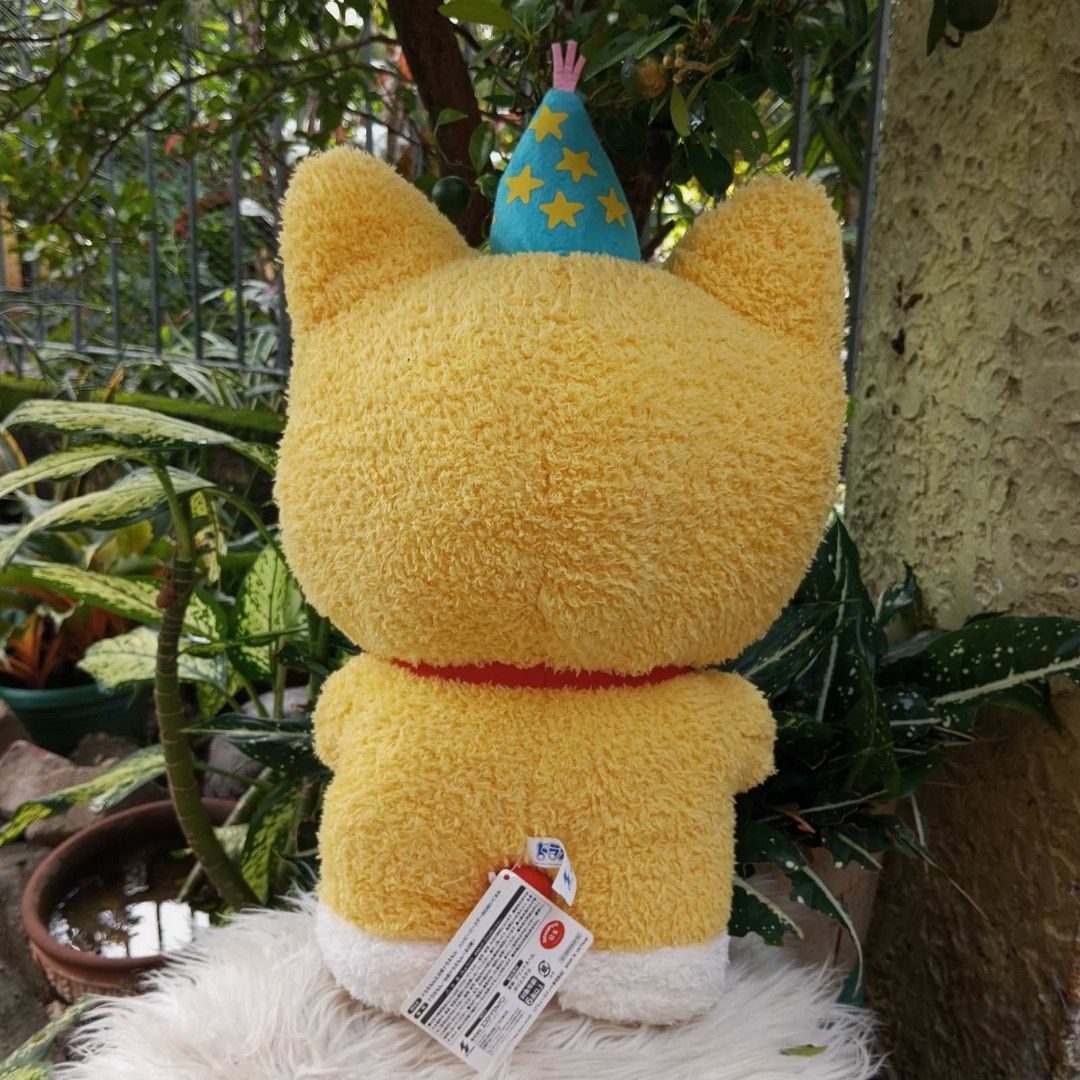 Original Yellow DORAEMON Happy Birthday 9.3 Big Stuffed Toy, Hobbies ...