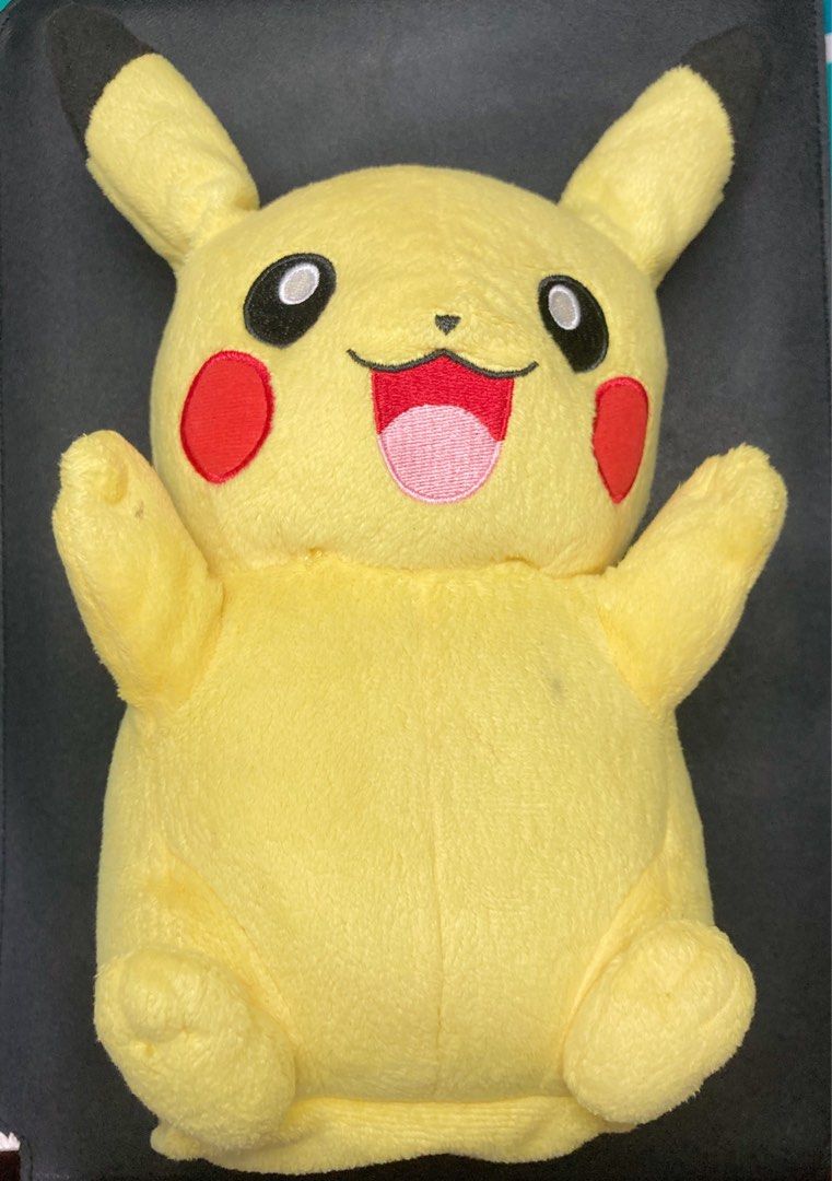 POKEMON TOMY PIKACHU TALKING PLUSH LIGHT UP MOVING EARS 10" (WORKING ...
