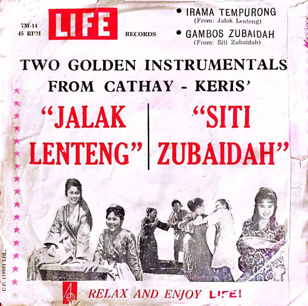 Piring Hitam Vinyl EP OST Filem Melayu Klasik Cathay Keris, Hobbies & Toys, Music & Media ...