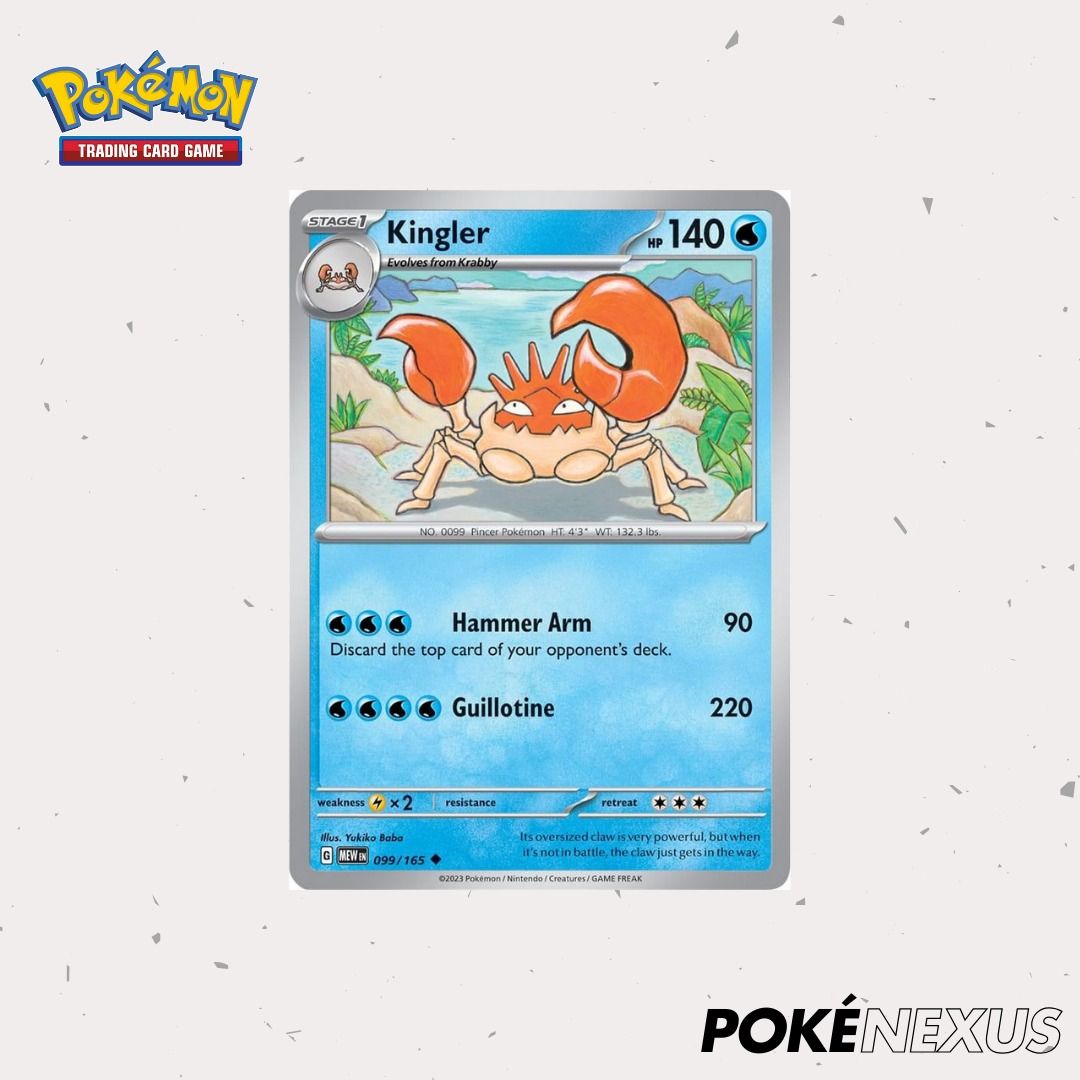 kingler pre evolution