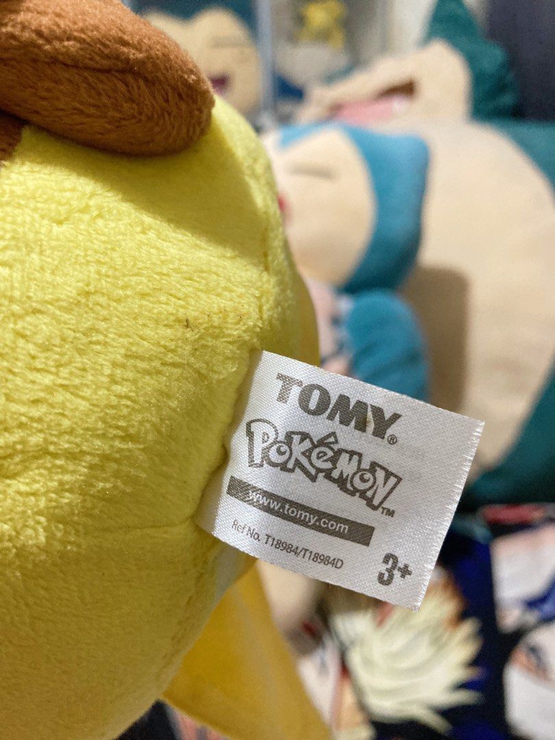 POKEMON TOMY PIKACHU TALKING PLUSH LIGHT UP MOVING EARS 10" (WORKING ...