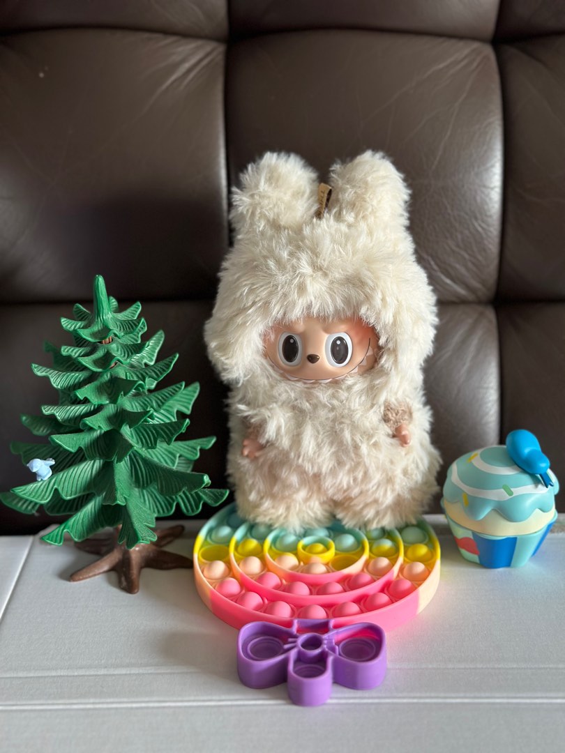 POPmart Labubu super fluffy Yeti cloths, Hobbies & Toys, Stationery ...
