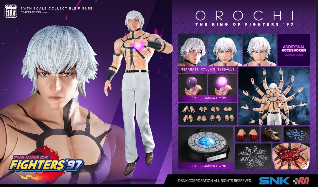 Crafts Studio, 1/6 scale CS-021 The King of Fighters - '97 Orochi ...