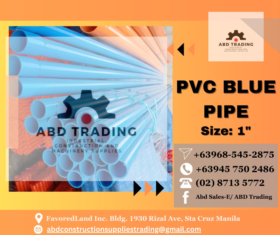 PVC BLUE PIPE, Commercial & Industrial, Construction & Building ...