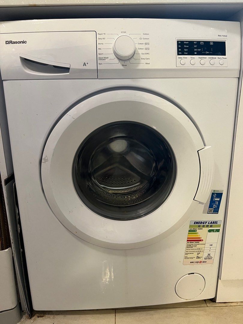 Rasonic Washing Machine, 家庭電器, 洗衣機及乾衣機 - Carousell