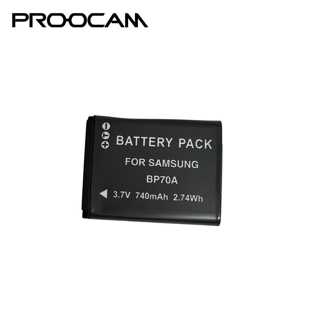 Ready Stock New Proocam BP-70A battery for SAMSUNG AQ100, DV150F, ES65 ...