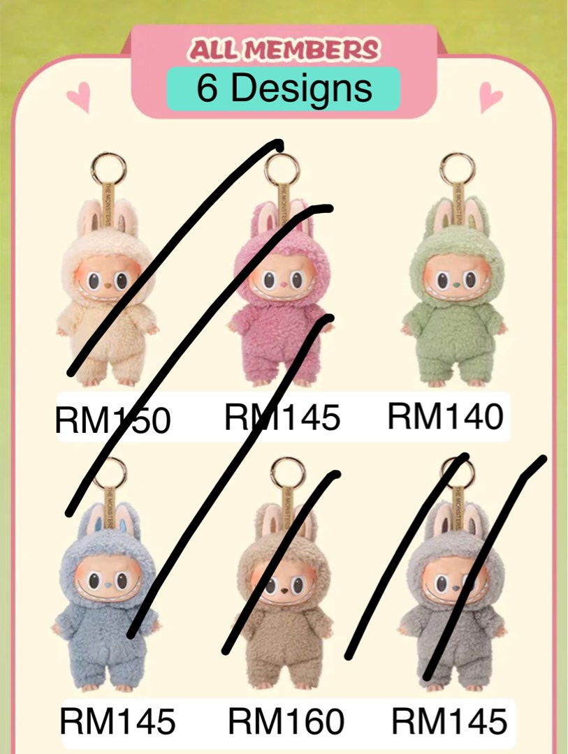 [READY STOCK] Pop Mart Exciting Macaroons V1 Labubu Green Grape Popmart ...