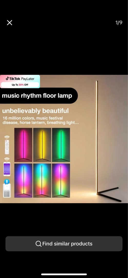 RGB stand light, Furniture & Home Living, Lighting & Fans, Lighting on ...