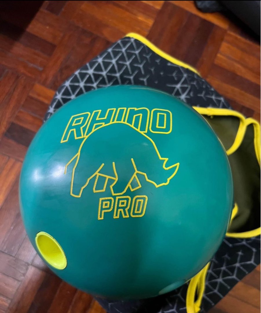 Rhino Pro Bowling Ball, Sports Equipment, Sports & Games, Billiards ...