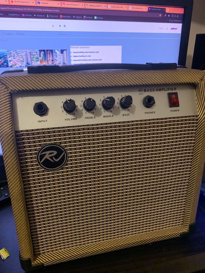 RJ Basics Bass Amplifier 20W, Audio, Soundbars, Speakers & Amplifiers ...