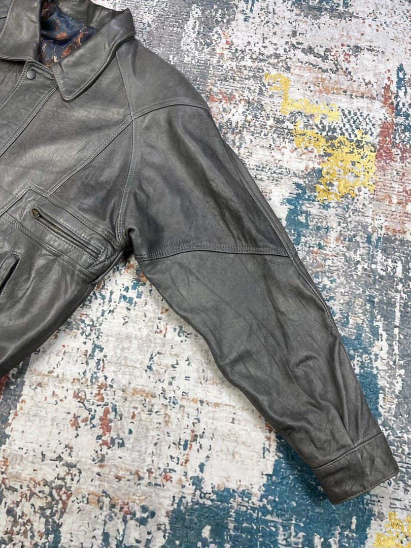 ROGER DAVID GENUINE LAMB SKIN JACKET, Men's Fashion, Coats, Jackets and ...