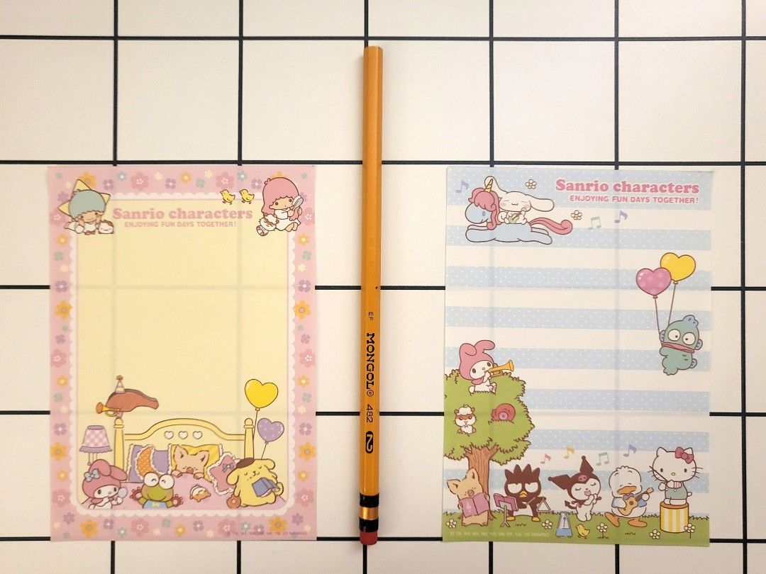 Sanrio Characters Assorted Loose Sheets, Hobbies & Toys, Stationary ...