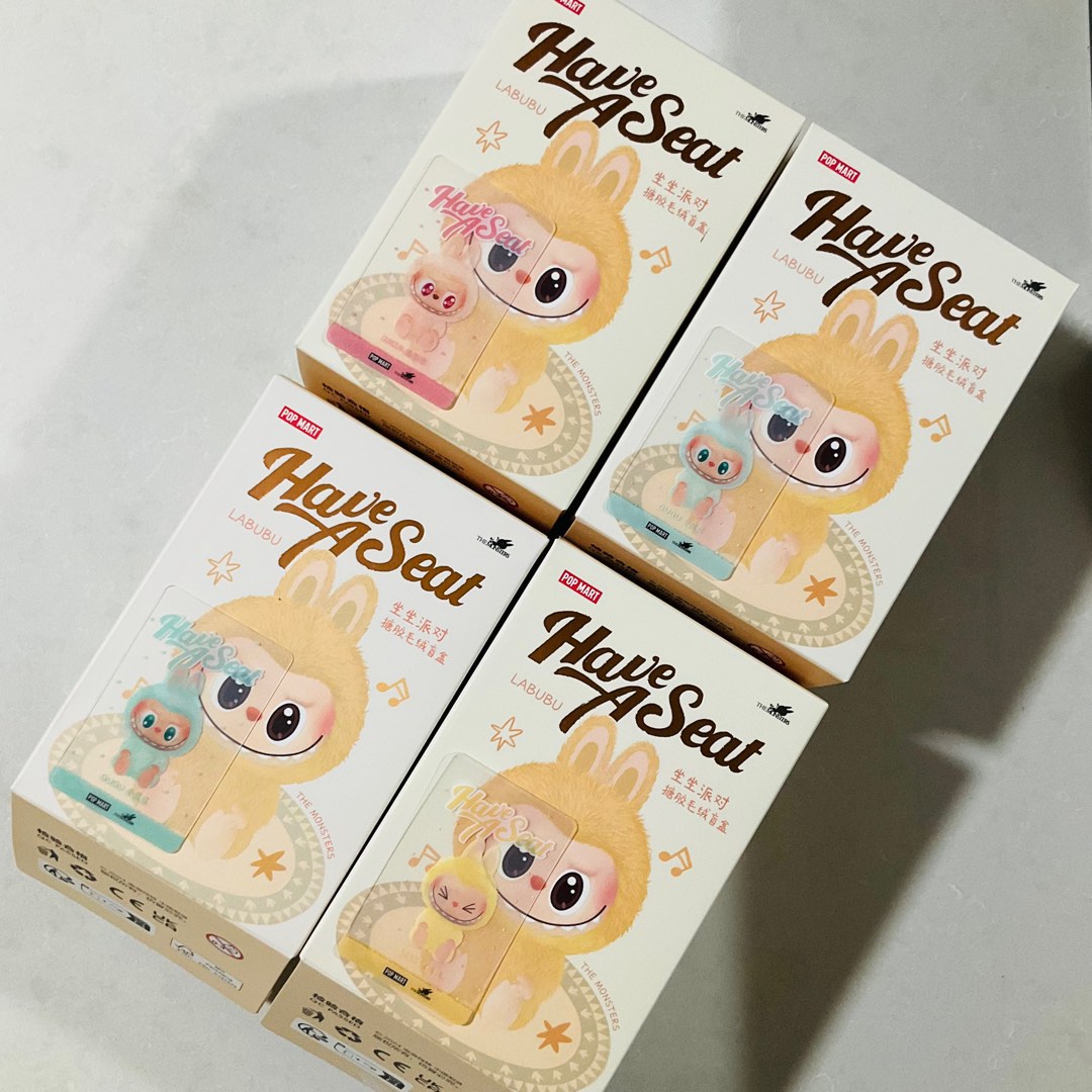 (SET) POPMART Labubu V2 Dada, 2 Ququ, Sisi, Hobbies & Toys, Toys ...