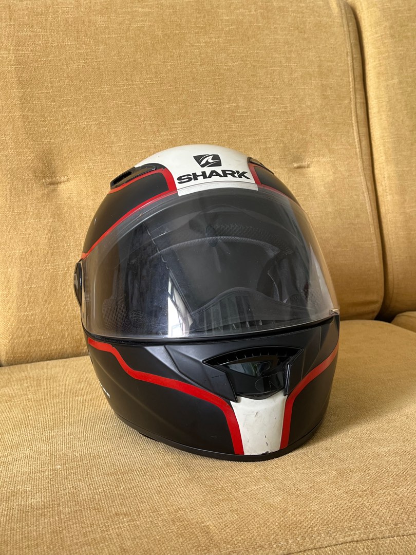 Shark full face helmet, Motorcycles, Motorcycle Apparel on Carousell