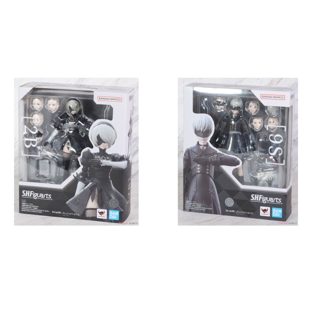 SHF S.H.Figuarts Nier: Automata 2B & 9S, Hobbies & Toys, Toys & Games ...
