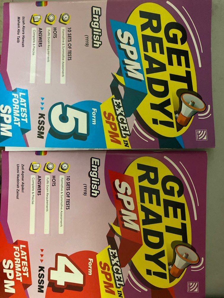 SPM Get Ready (English 1119) Form 4 & Form 5 Form, Hobbies & Toys ...