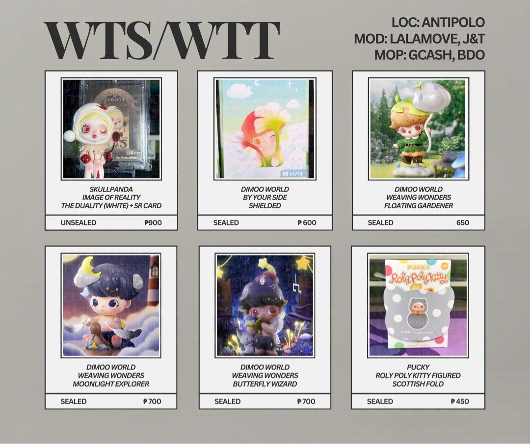 STBO POPMART DIMOO World Weaving Wonders: Butterfly Wizard, Hobbies ...