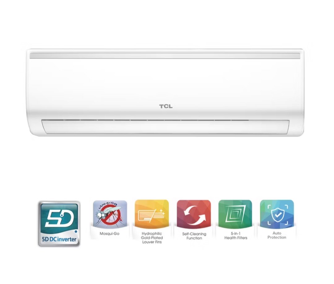 TCL Inverter Split-type (1 HP) A/C, TV & Home Appliances, Air ...