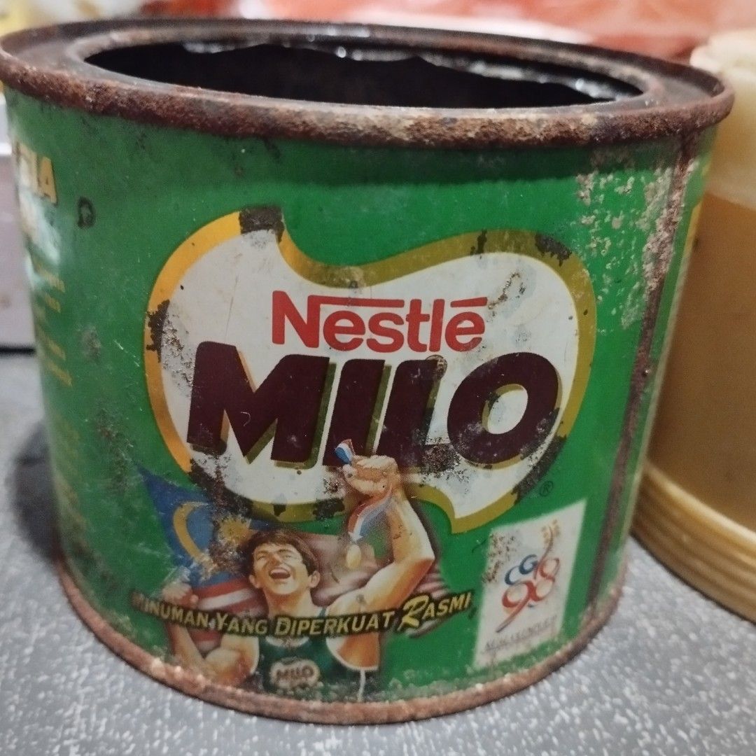 Tin Milo, botol air nos, Furniture & Home Living, Kitchenware ...