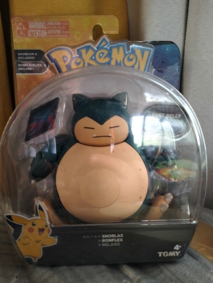 TOMY 2017 Nintendo Pokemon Snorlax Soft Belly 5" Figure, Hobbies & Toys ...