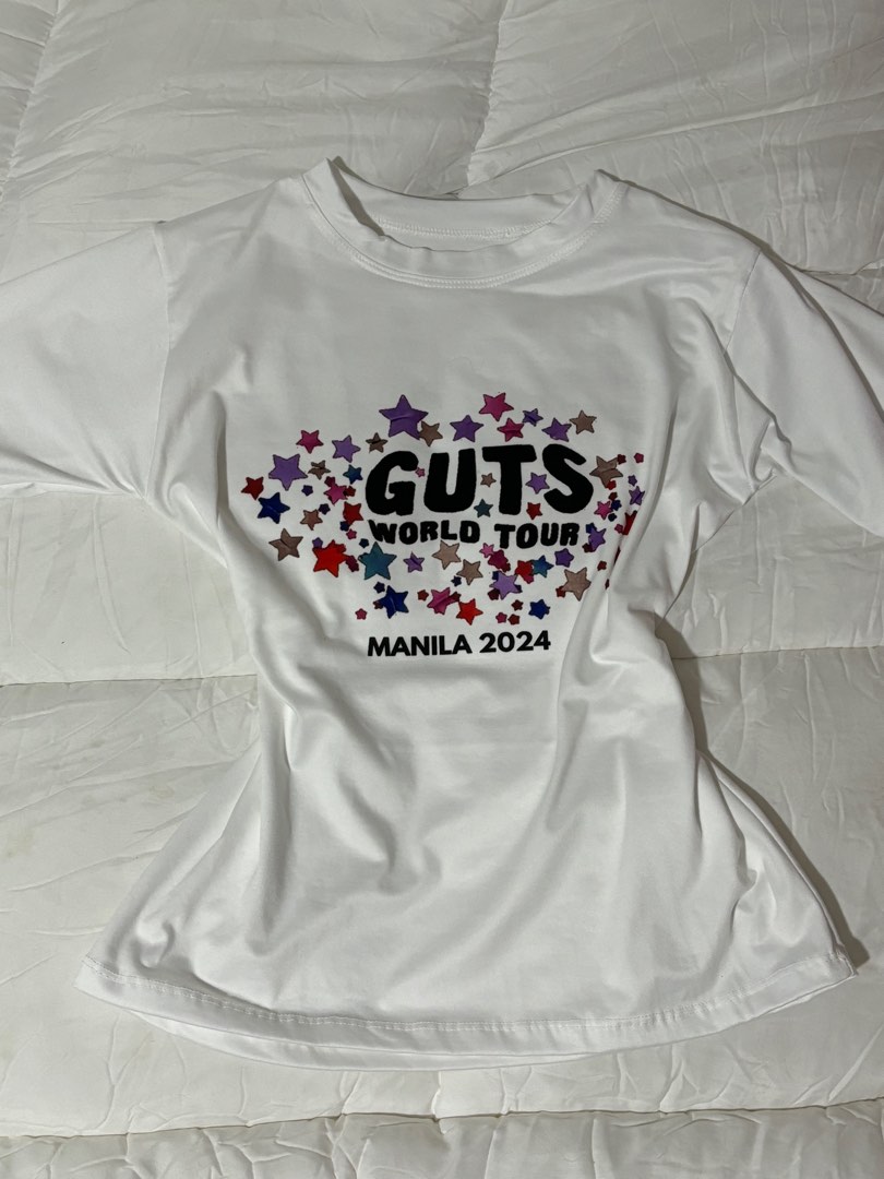 unofficial guts in manila tour shirt olivia rodrigo, Women's Fashion ...