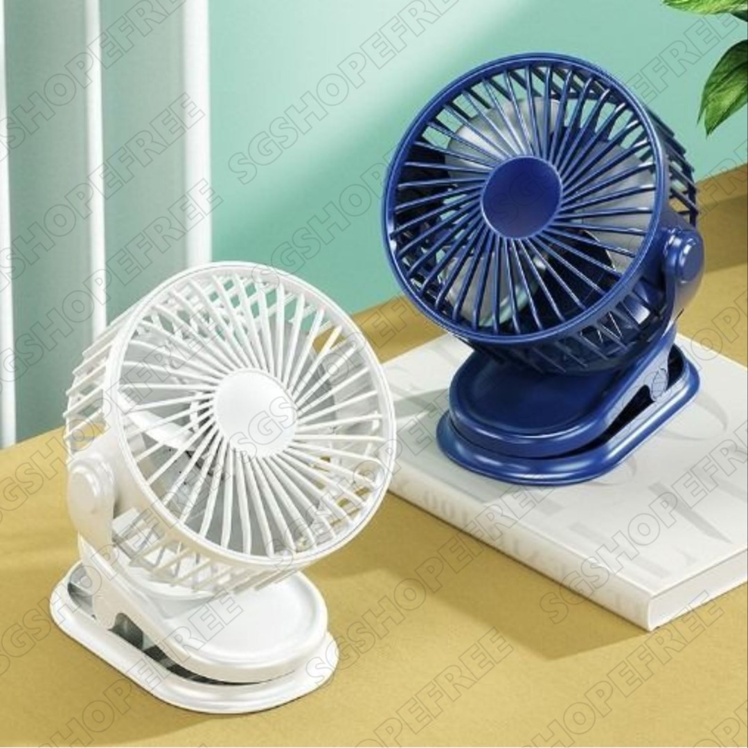 USB Small Clip Fan Mini Portable Fan (H0631), Furniture & Home Living ...