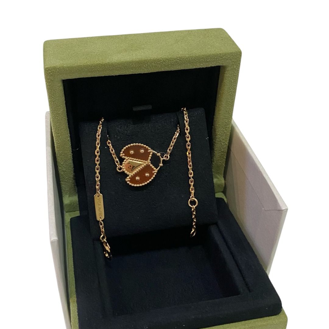 Van Cleef & Arpels Lucky Spring Ladybug Bracelet in 18K Rose Gold ...