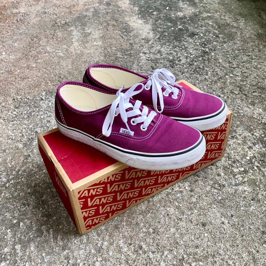 Vans Color Theory - Dark Purple, Women's Fashion, Footwear, Sneakers on ...
