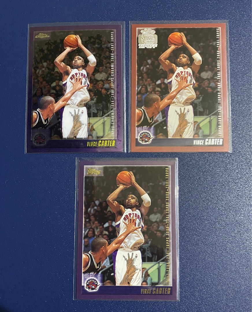 Vince Carter Topps Triple Parallel Basketball Cards, Hobbies & Toys ...
