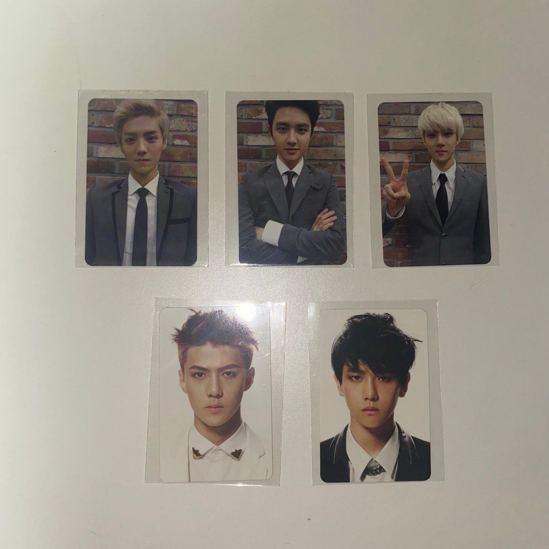 exo overdose photocards